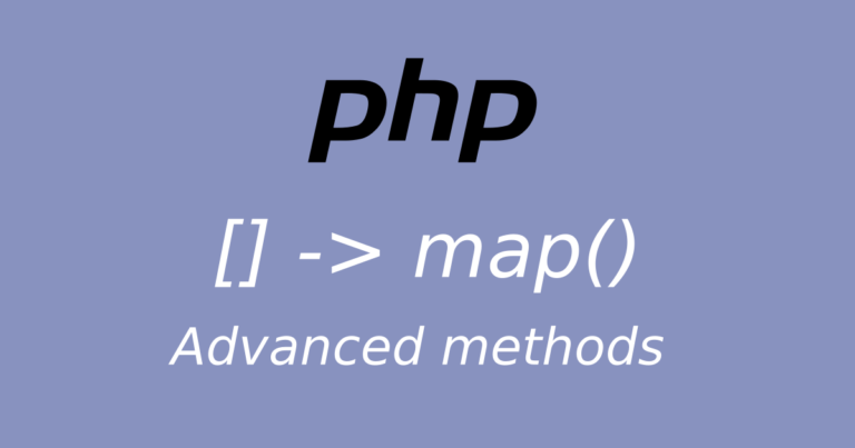 PHP: Advanced map methods – Aimeos